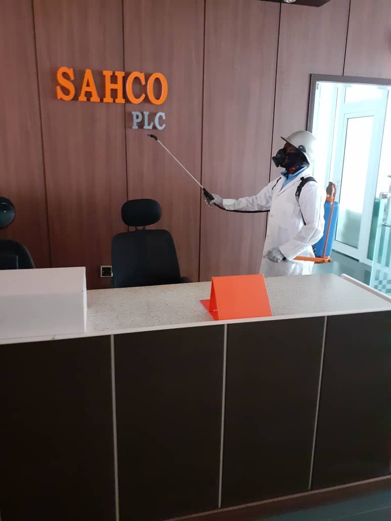 SAHCO FUMIGATES AGAINST COVID-19 – SAHCO Plc.